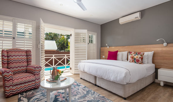 Pool Side Rooms – Mount Edgecombe Lodge